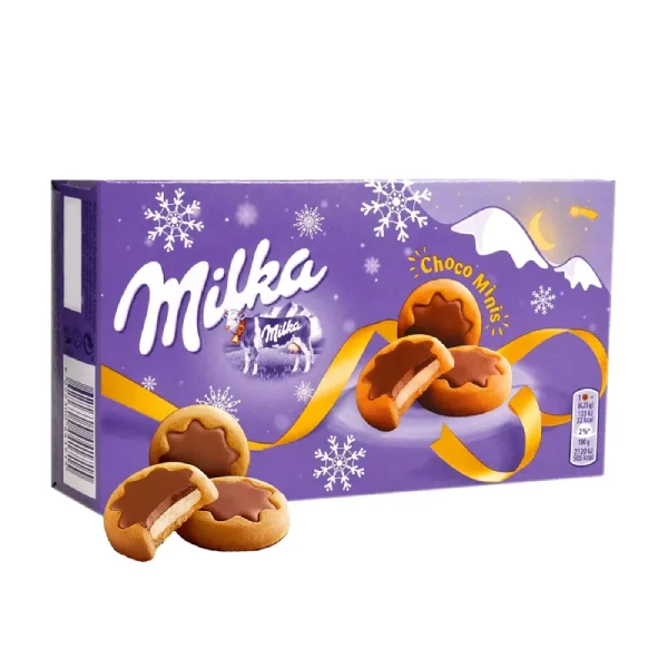 Milka Choco Minis hrskavi keksi sa nežnim mlečnim punjenjem 110g ...