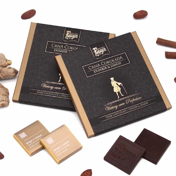 Eugen Chocolate Selection crna čokolada sa đumbirom i limunom 90g ...